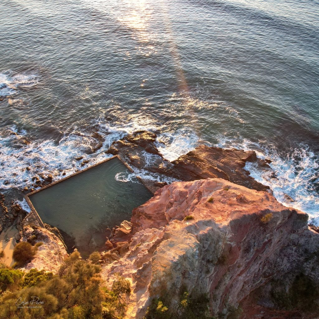 Sunrise Aslings Beach Rock Pool - Coota.au - Your Gateway to Mallacoota
